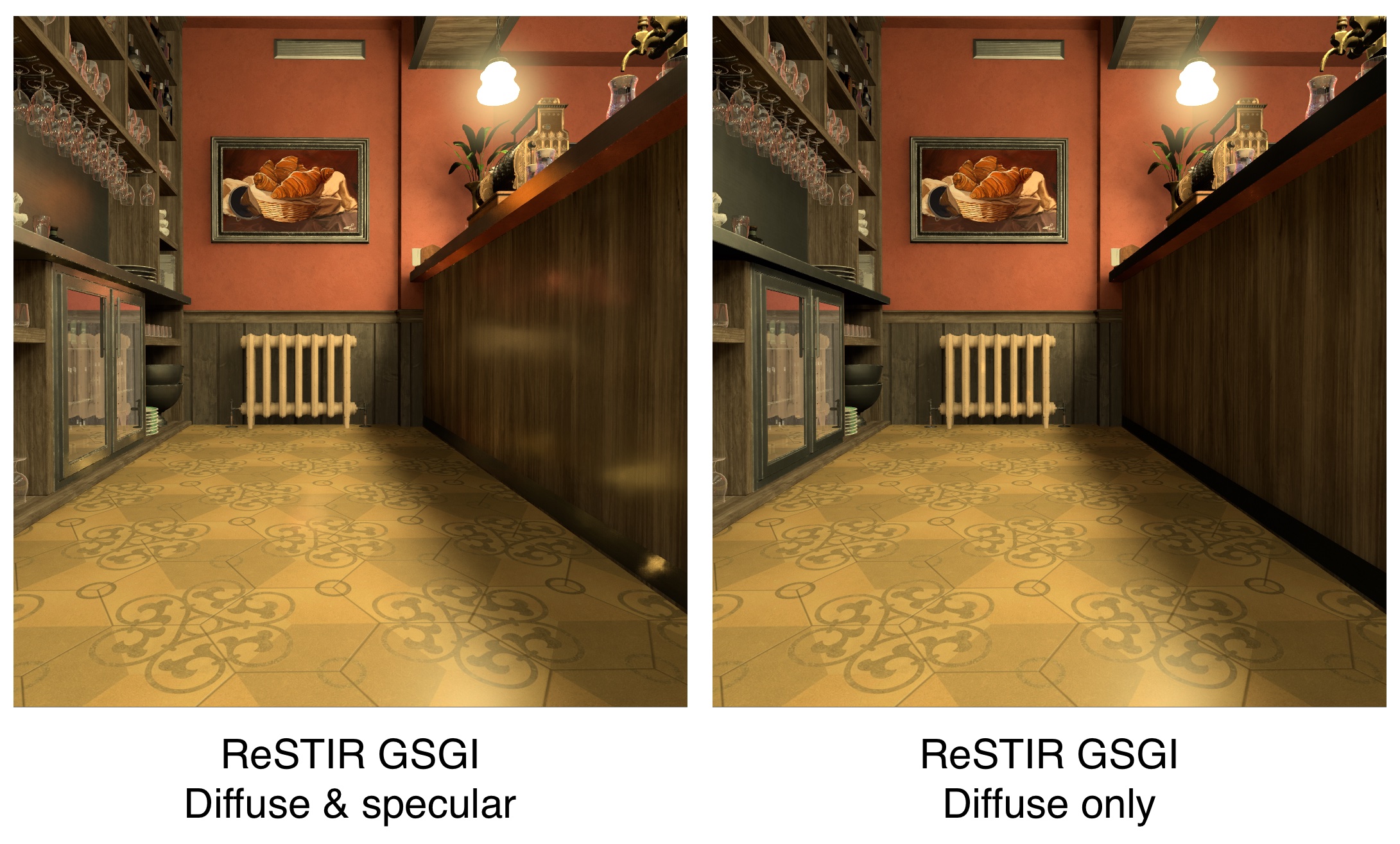 ReSTIR GSGI - Fast Ray Traced GI with Virtual Lights | Closest Hit