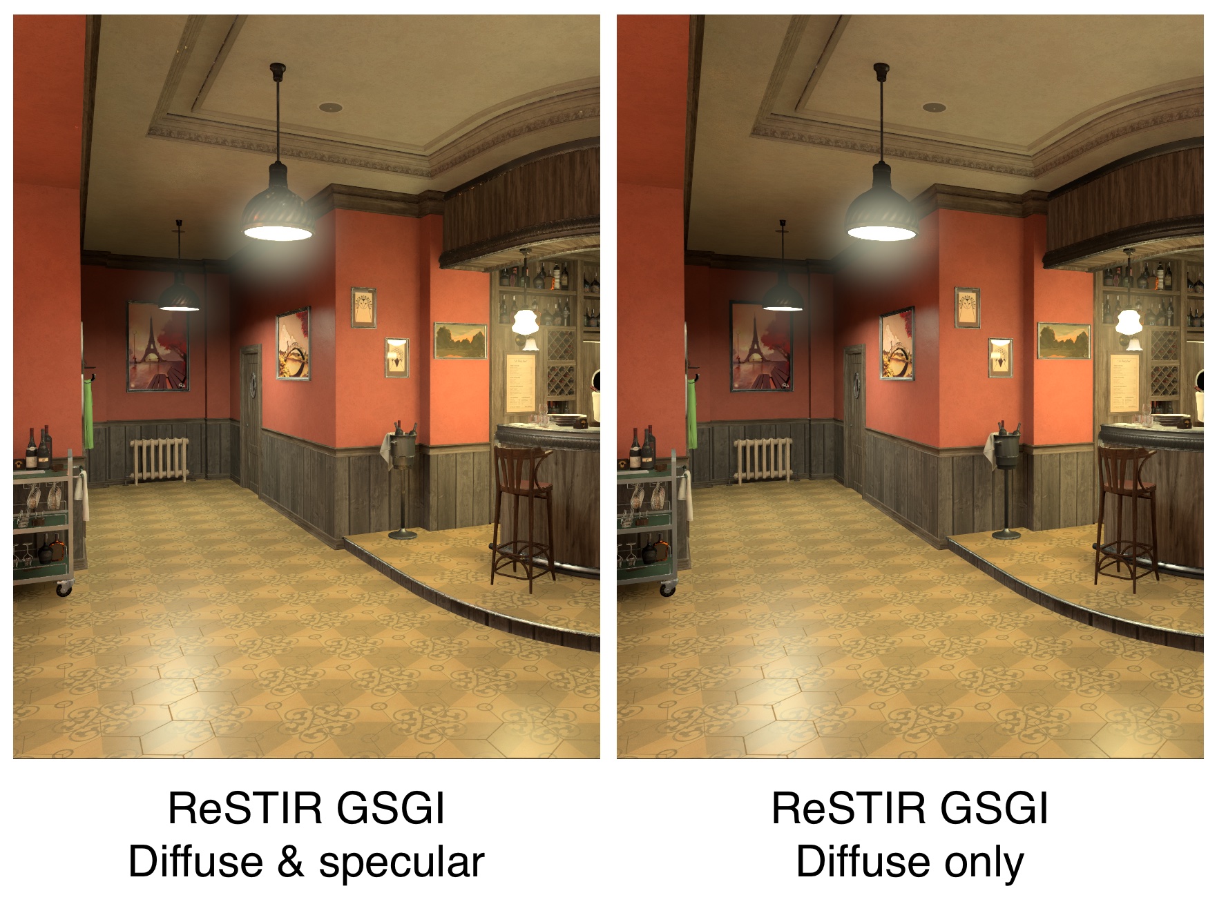 ReSTIR GSGI - Fast Ray Traced GI with Virtual Lights | Closest Hit